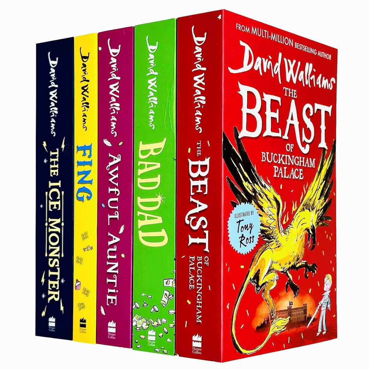 David Walliams Collection 5 Books Set (The Beast of Buckingham Palace ...