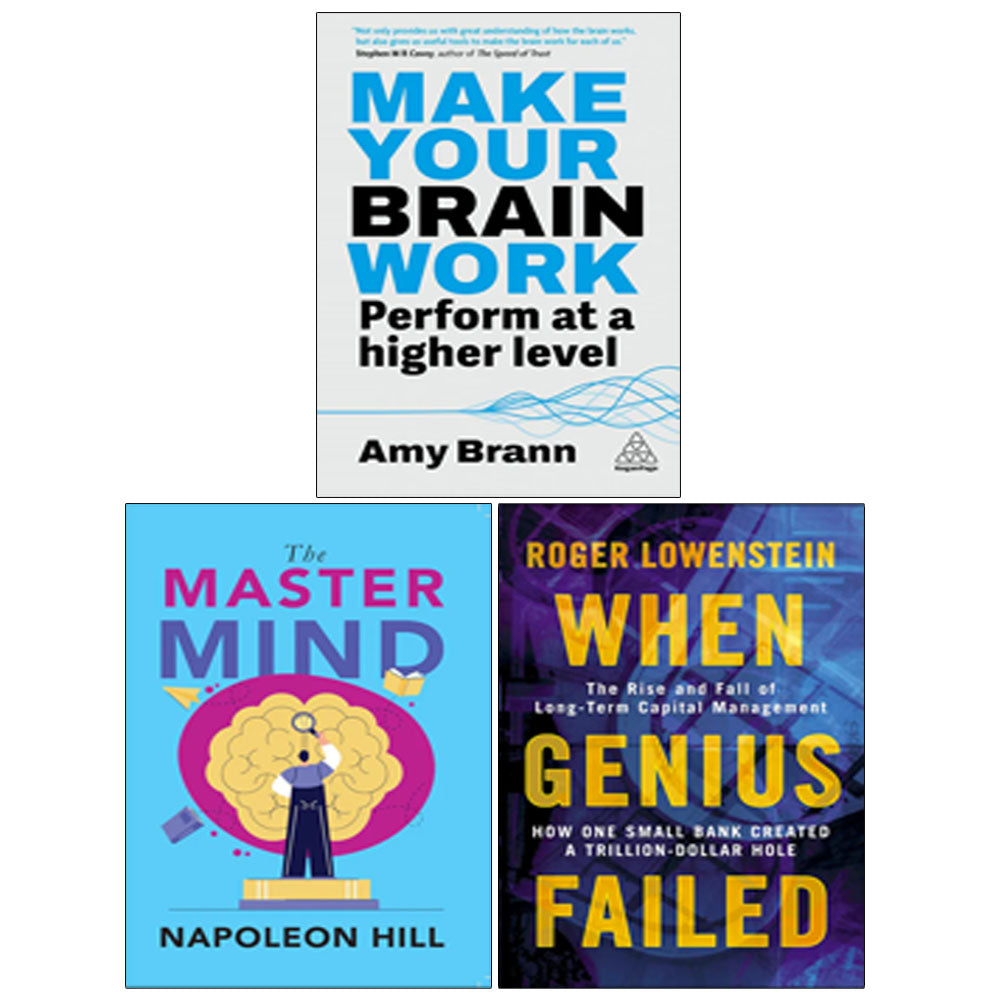 When Genius Failed, The Master Mind, Make Your Brain Work 3 Books Coll ...
