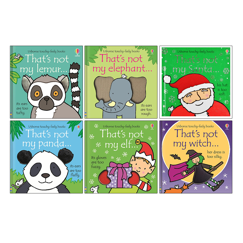 That's not my Series 6 Books Collection Set by Fiona Watt (Lemur, Elep ...