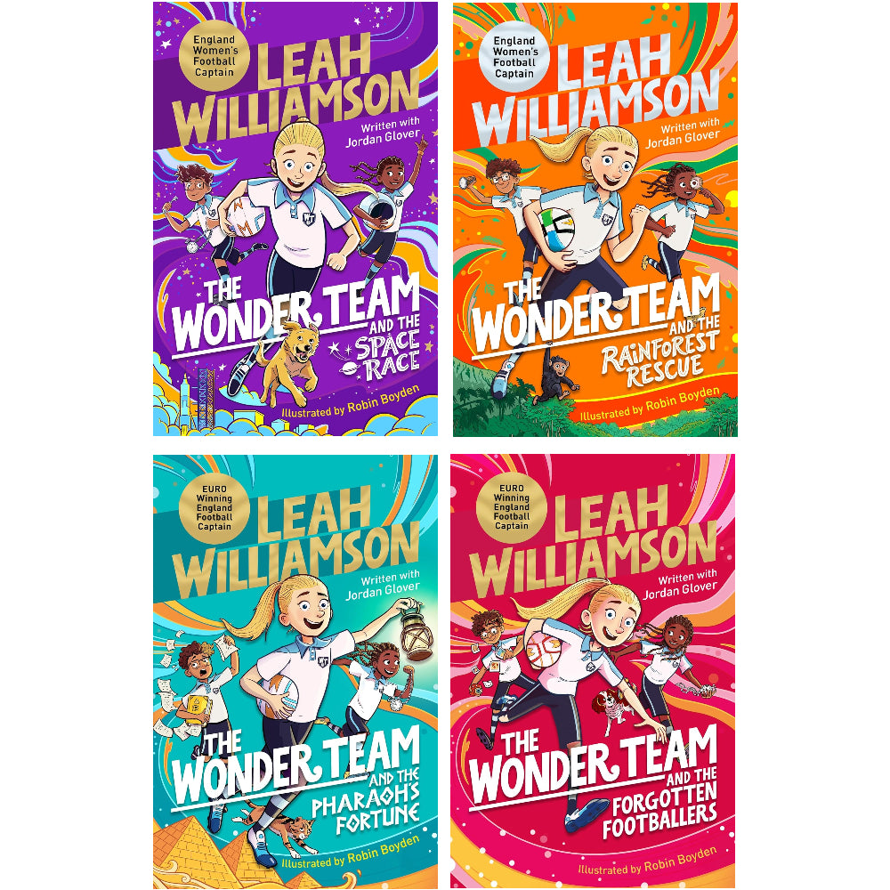 The Wonder Team Series 4 Books Collection Set By Leah Williamson The ...