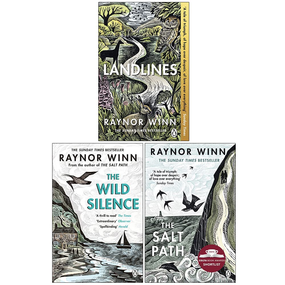Raynor Winn Collection 3 Books Set (The Wild Silence, The Salt Path, L ...