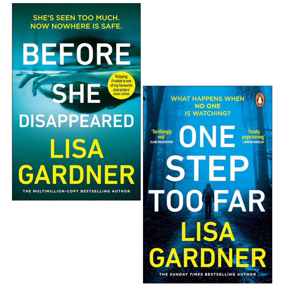 Lisa Gardner 2 Books Collection Set (Before She Disappeared, One Step ...