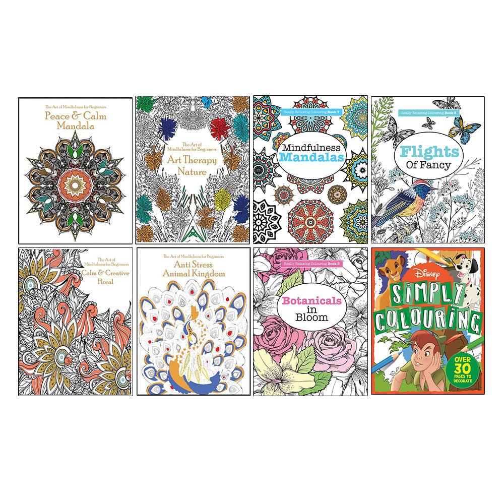 Art of Mindfulness for Beginners & Really RELAXING Colouring 8 Books ...
