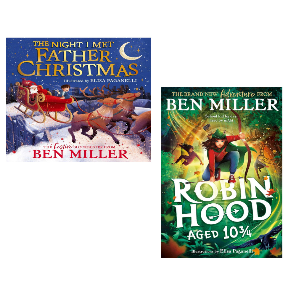Ben Miller and Elisa Paganelli 2 Book Set (The Night I Met Father ...