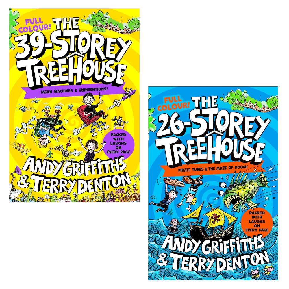 The 39-Storey Treehouse: Colour Edition! & The 26-Storey Treehouse ...