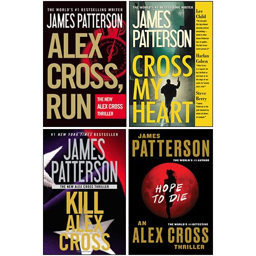 Alex Cross Series 4 Books Collection Set By James Patterson (Kill Alex Cross, Alex Cross, Run ...