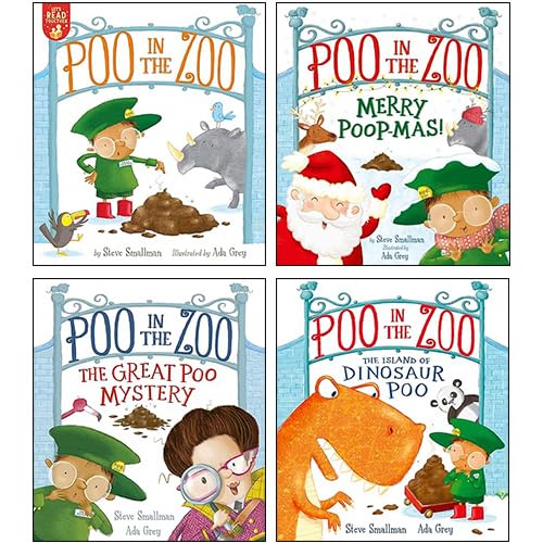 Pooh in the Zoo Series 4 Books Collection Set By Smallman & Grey(Pooh ...