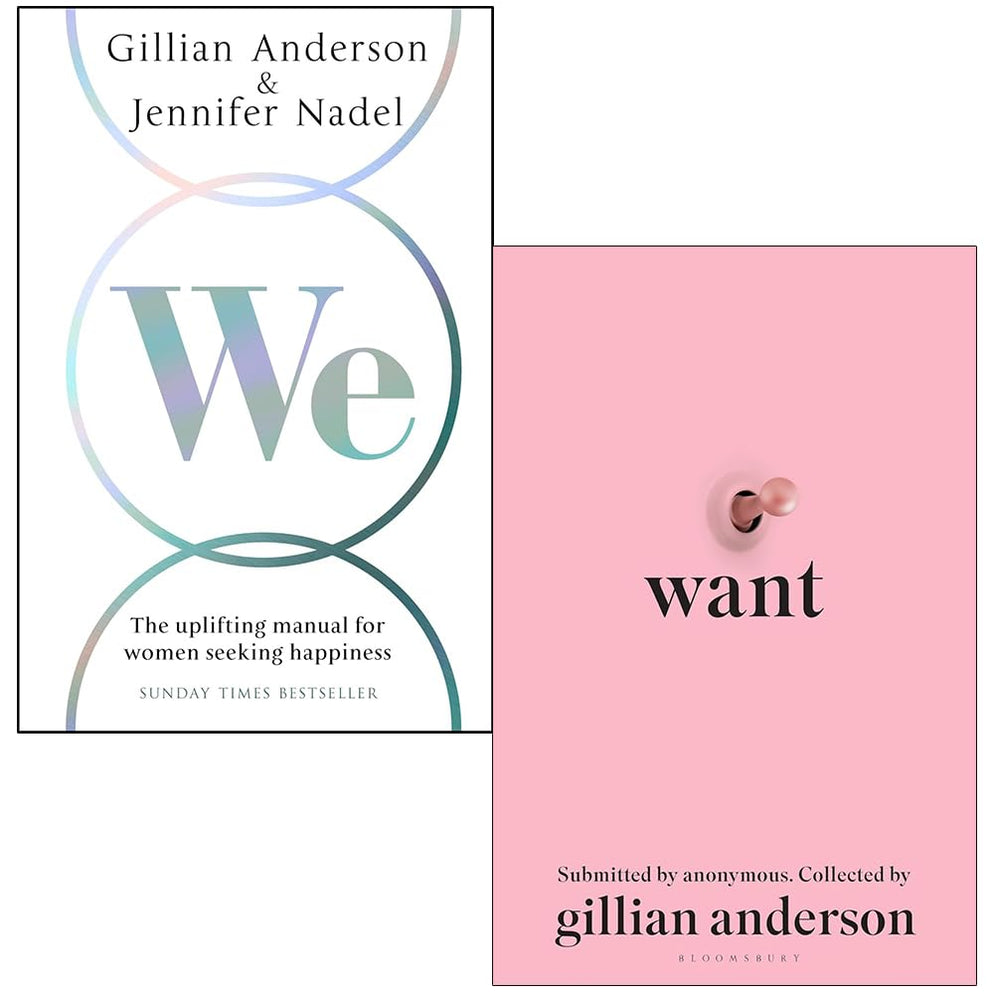 We & Want By Gillian Anderson, Jennifer Nadel 2 Books Collection Set ...