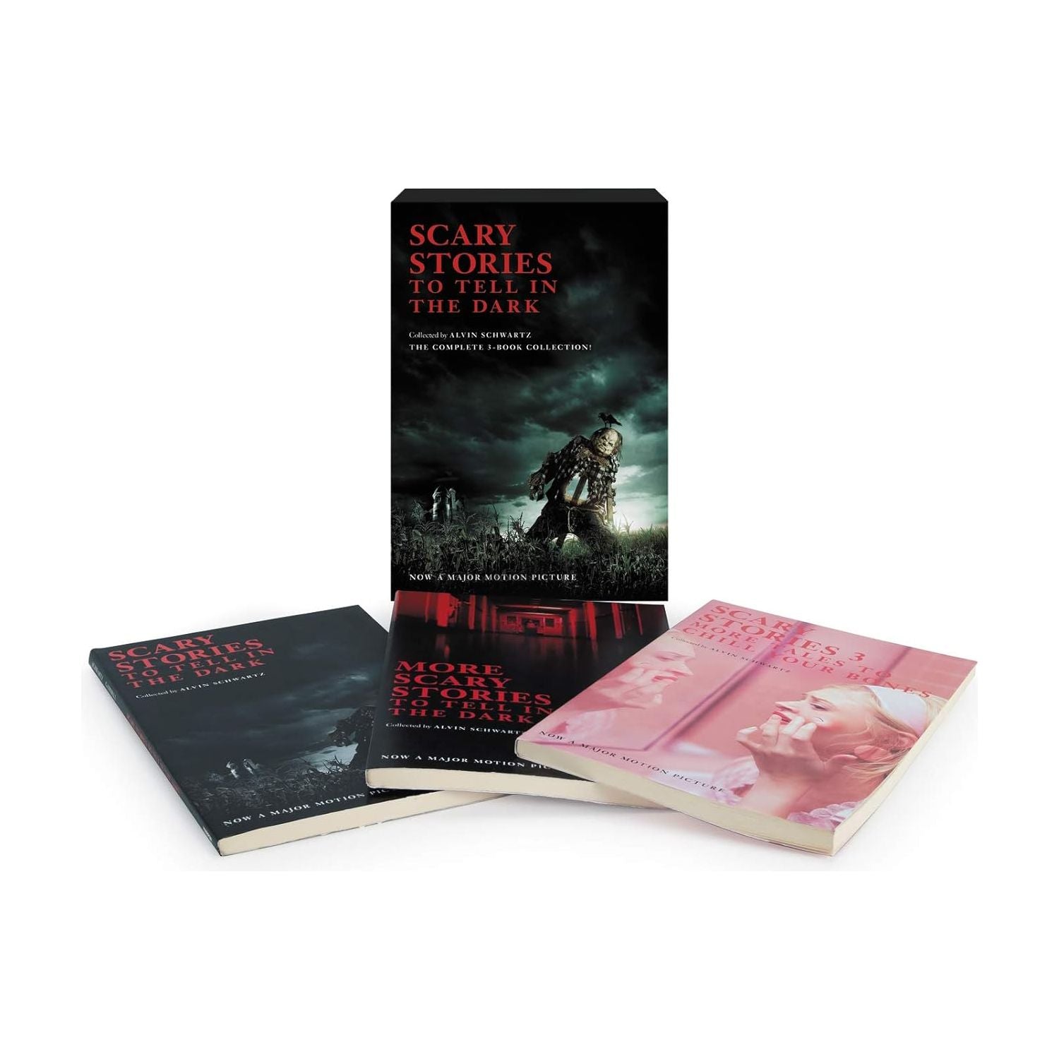 Scary Stories to Tell in the Dark 3 Books Collection Set by Alvin Schw ...