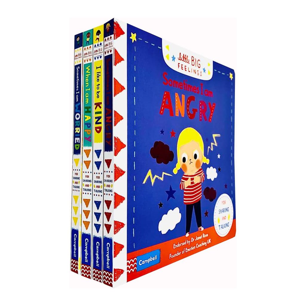 Campbell Little Big Feelings Collection 4 Books Set (Sometimes I Am Wo