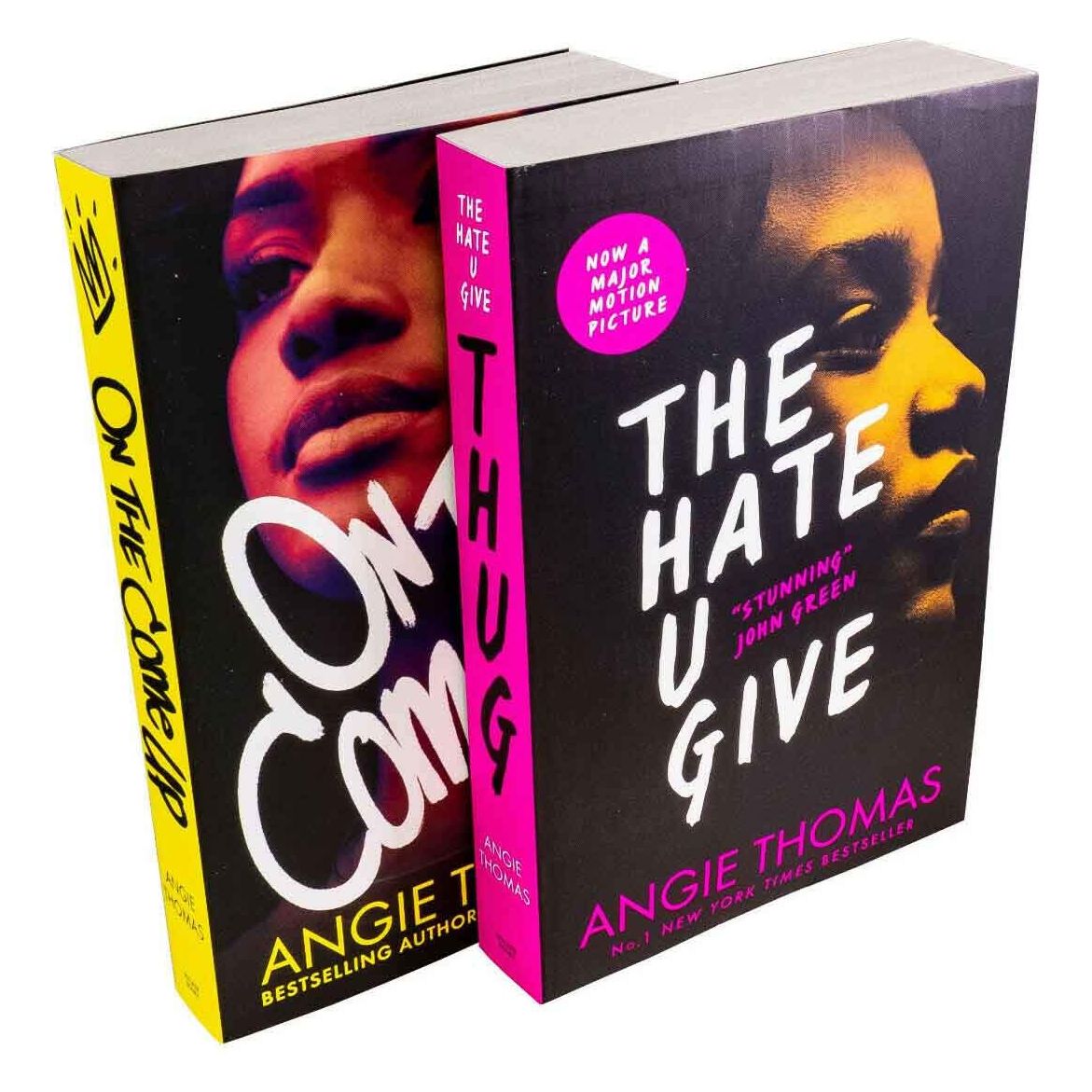 Angie Thomas 2 Book Set Collection- The Hate U Give and on the Come Up ...