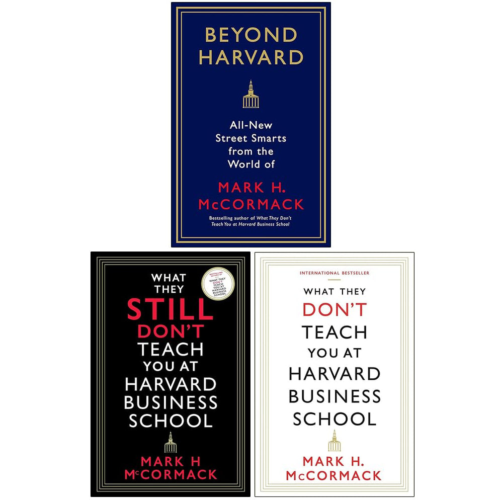 Mark H. McCormack 3 Books Set (Beyond Harvard , What They Still Don’t ...