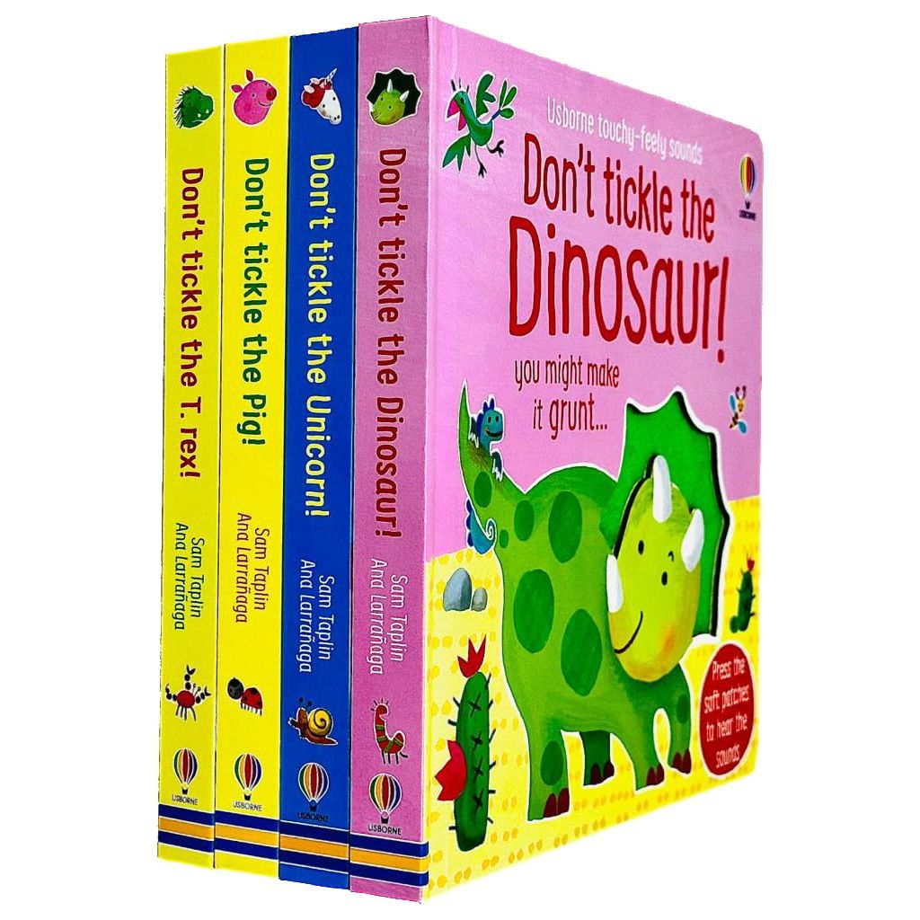 Usborne Don't Tickle Collection 4 Books Set (Touchy-Feely Sound Books ...