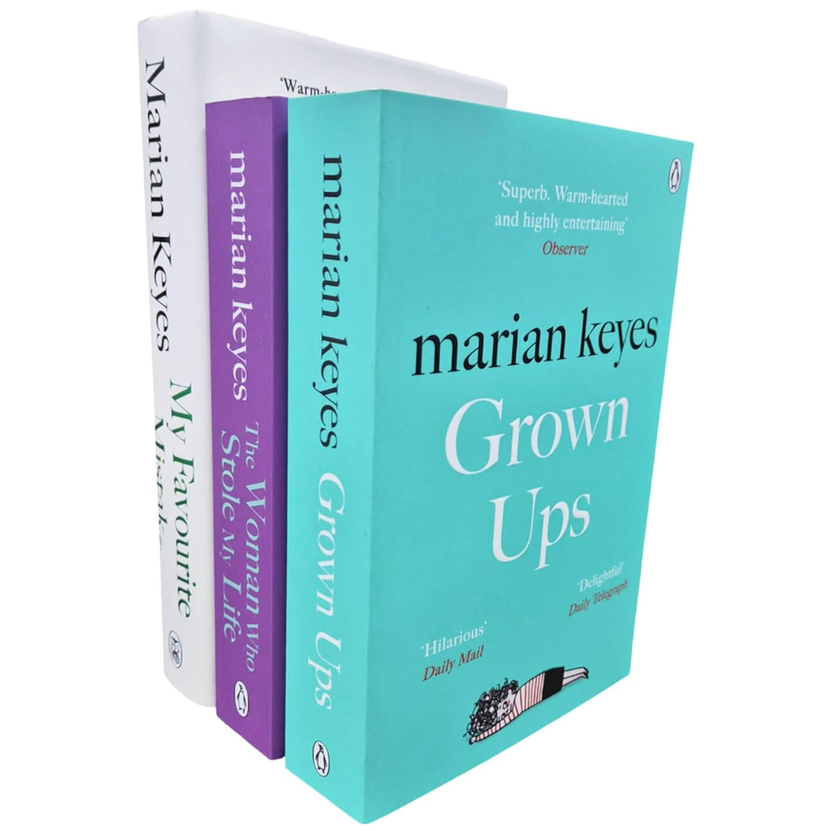 Marian Keyes 3 Books Collection Set (The Woman Who Stole My Life, Grown ...