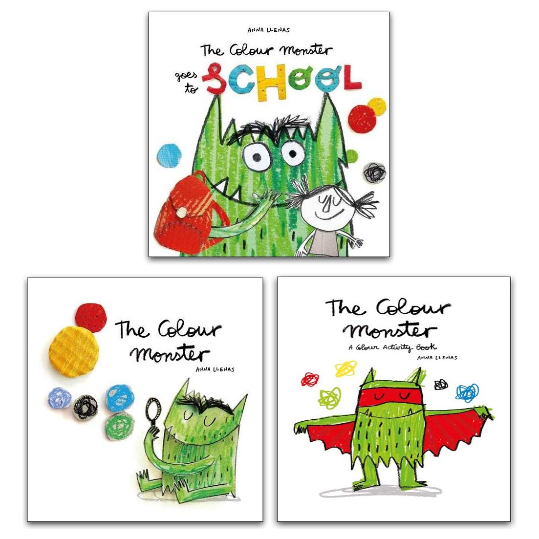 Anna Llenas Collection 3 Books Set (The Colour Monster, The Colour ...
