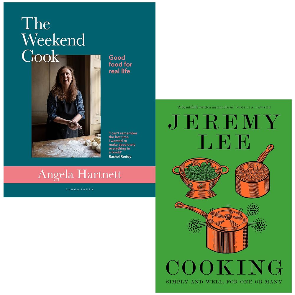 The Weekend Cook By Angela Hartnett & Cooking Simply and Well for One ...