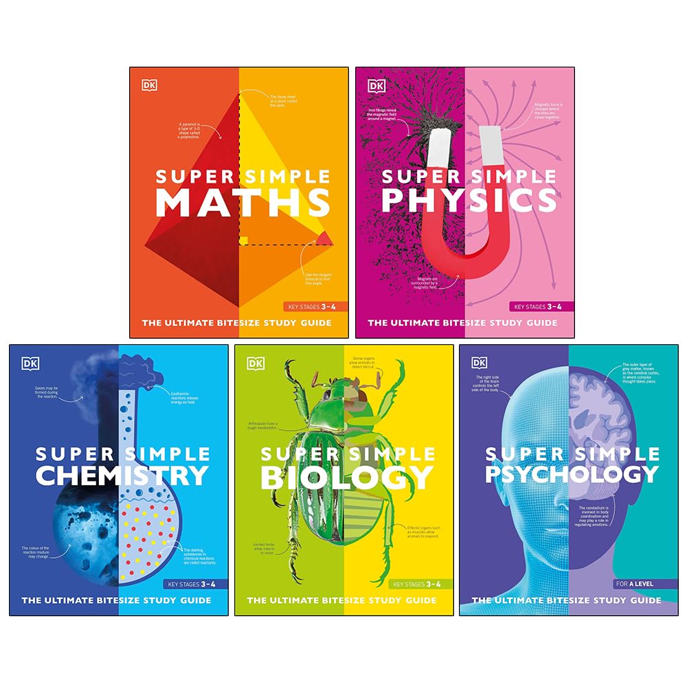 Super Simple The Ultimate Bitesize Study Guide 5 Books Collection Set ...