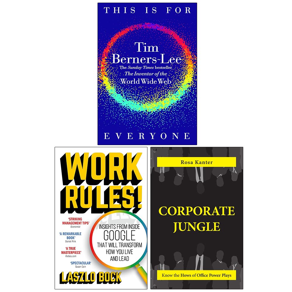 Work Rules!, This Is for Everyone & Corporate Jungle 3 Books Collectio ...