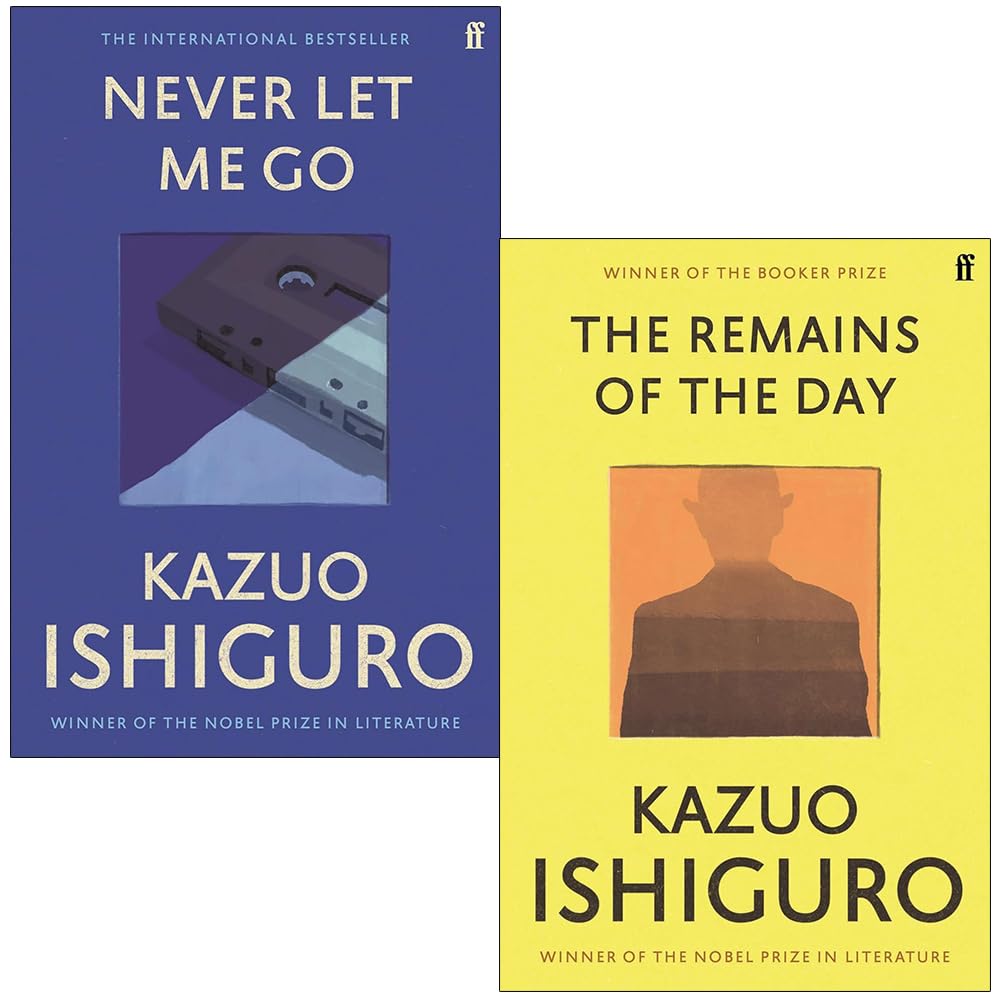 Kazuo Ishiguro 2 Books Collection Set (Never Let Me Go & The Remains o ...