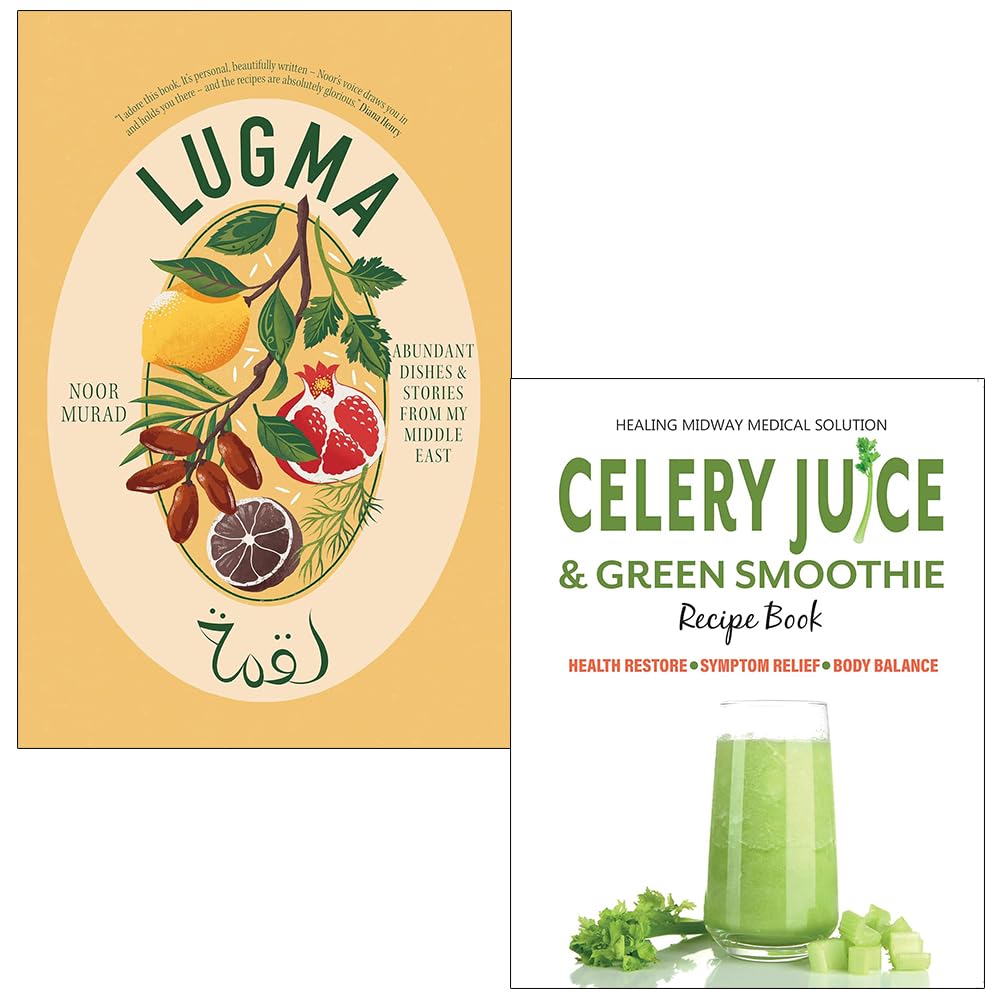 Lugma, Celery Juice & Green Smoothie Recipe Book 2 Books Collection Set ...