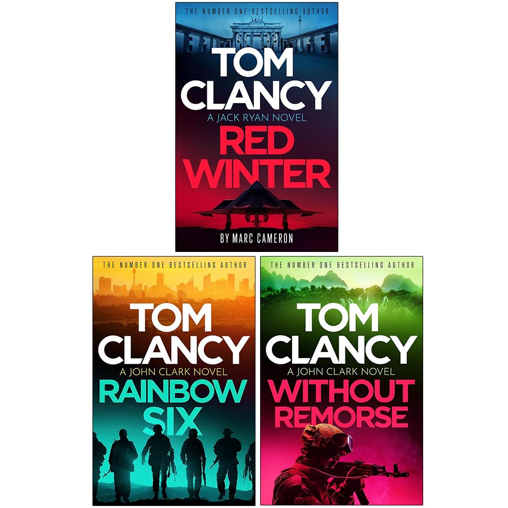 Tom Clancy Red Winter, Rainbow Six & Without Remorse By Marc Cameron ...