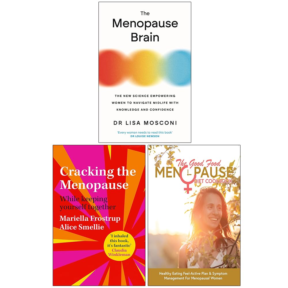 The Menopause Brain, Cracking the Menopause & The Good Food Menopause Diet Cookbook 3 Books ...