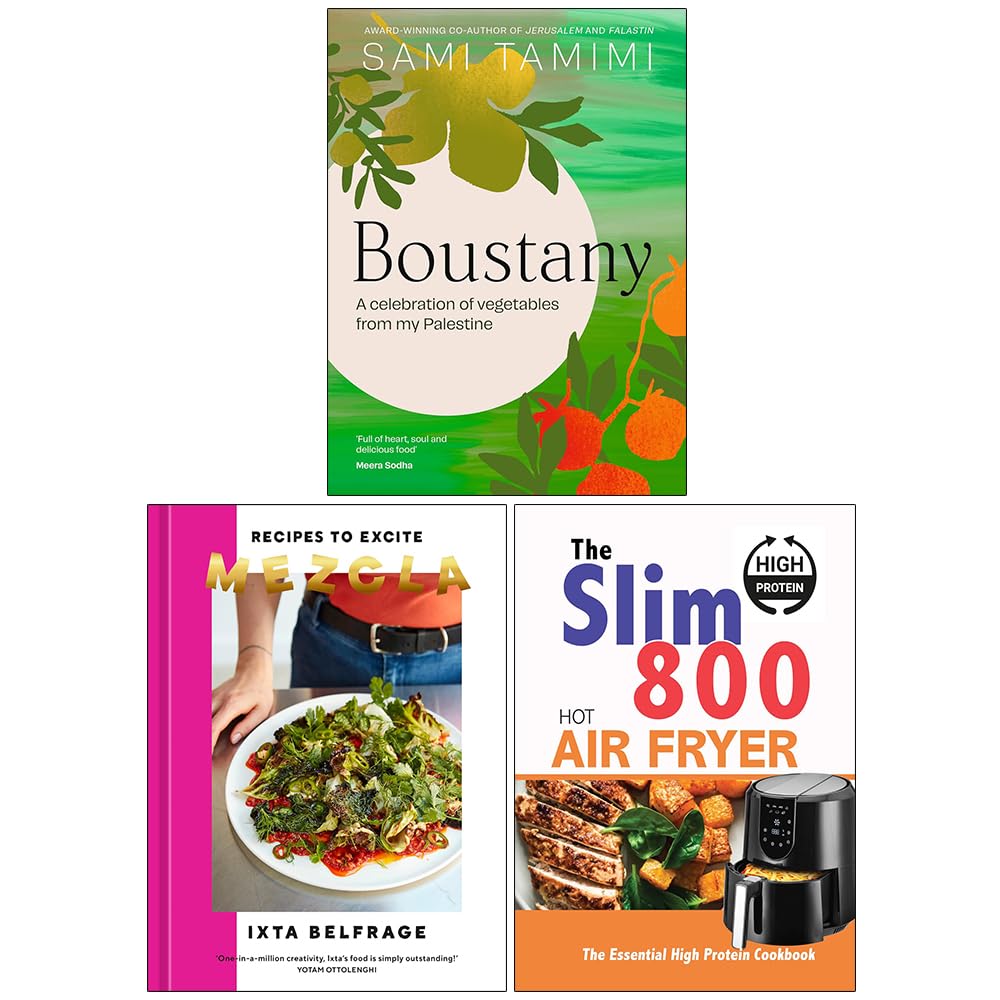 Boustany, Mezcla Recipes to Excite, Slim 800 Hot Air Fryer 3 Books ...