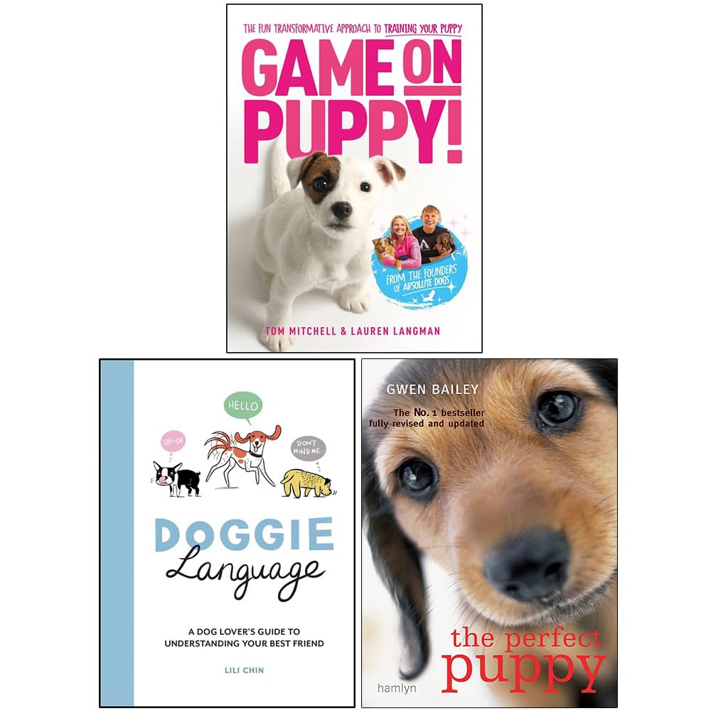 Game On Puppy!, Doggie Language [Hardcover] & The Perfect Puppy 3 Books ...
