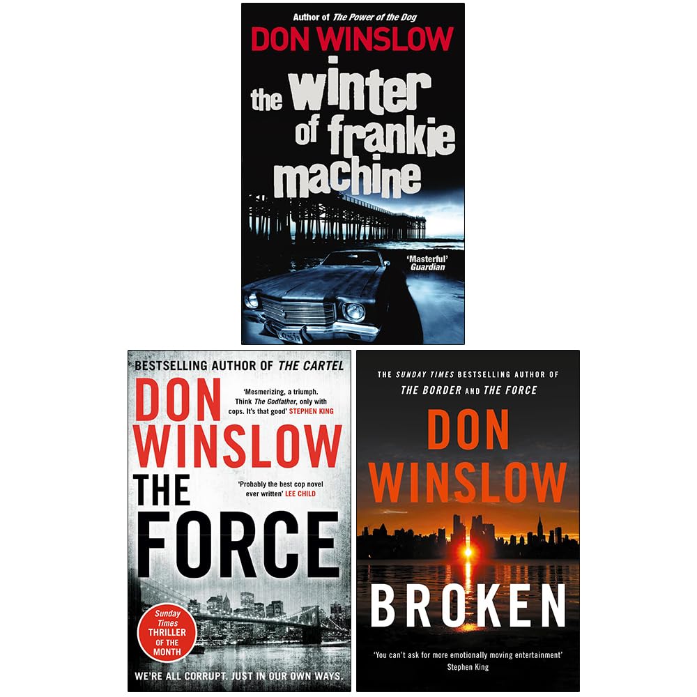 Don Winslow Collection 3 Books Set (The Winter of Frankie Machine, The
