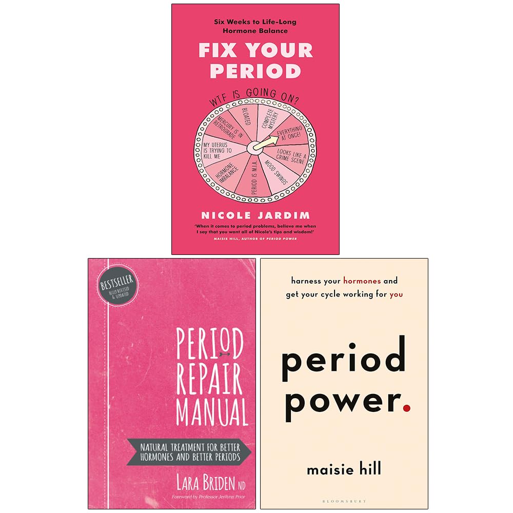 Fix Your Period, Period Repair Manual & Period Power 3 Books Collection ...