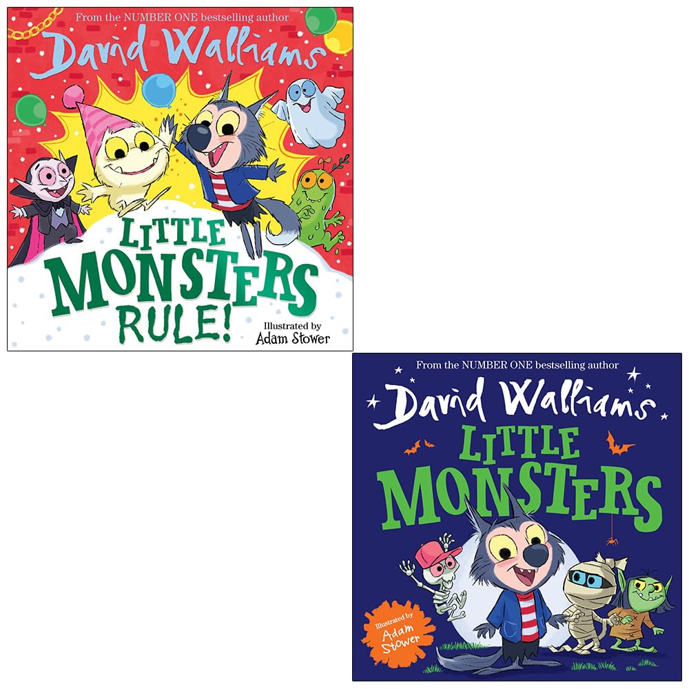 David Walliams Collection 2 Books Set (Little Monsters Rule! & Little ...