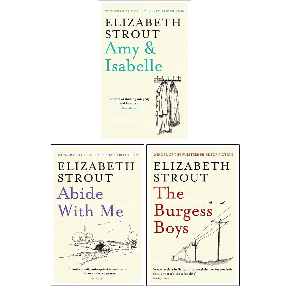 Elizabeth Strout Collection 3 Books Set (Amy & Isabelle, Abide With Me ...