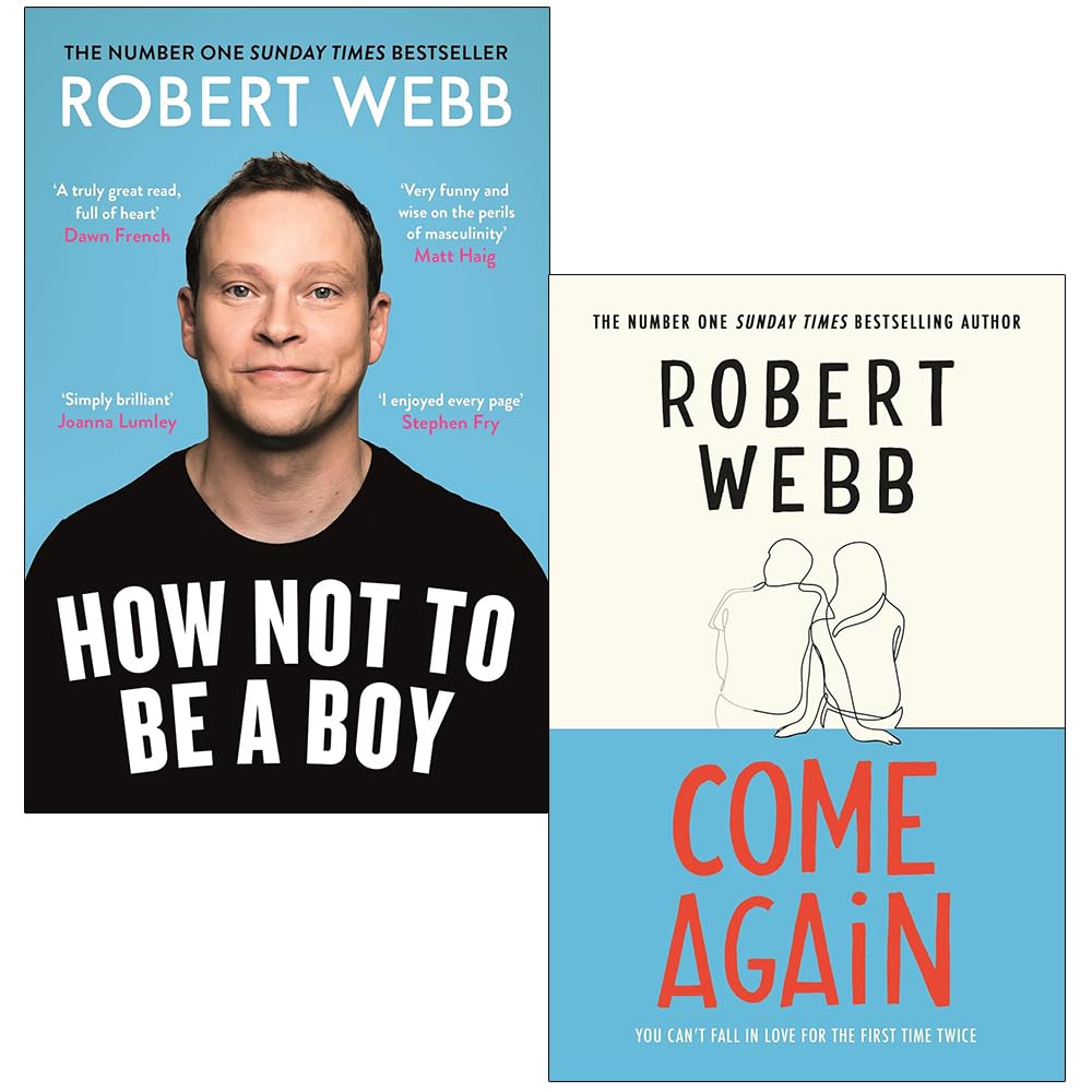 How Not To Be a Boy & Come Again By Robert Webb 2 Books Collection Set