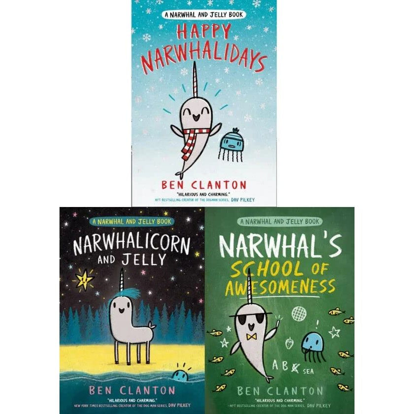 Narwhal and Jelly Series 3 Books Collection Set by Ben Clanton | The ...