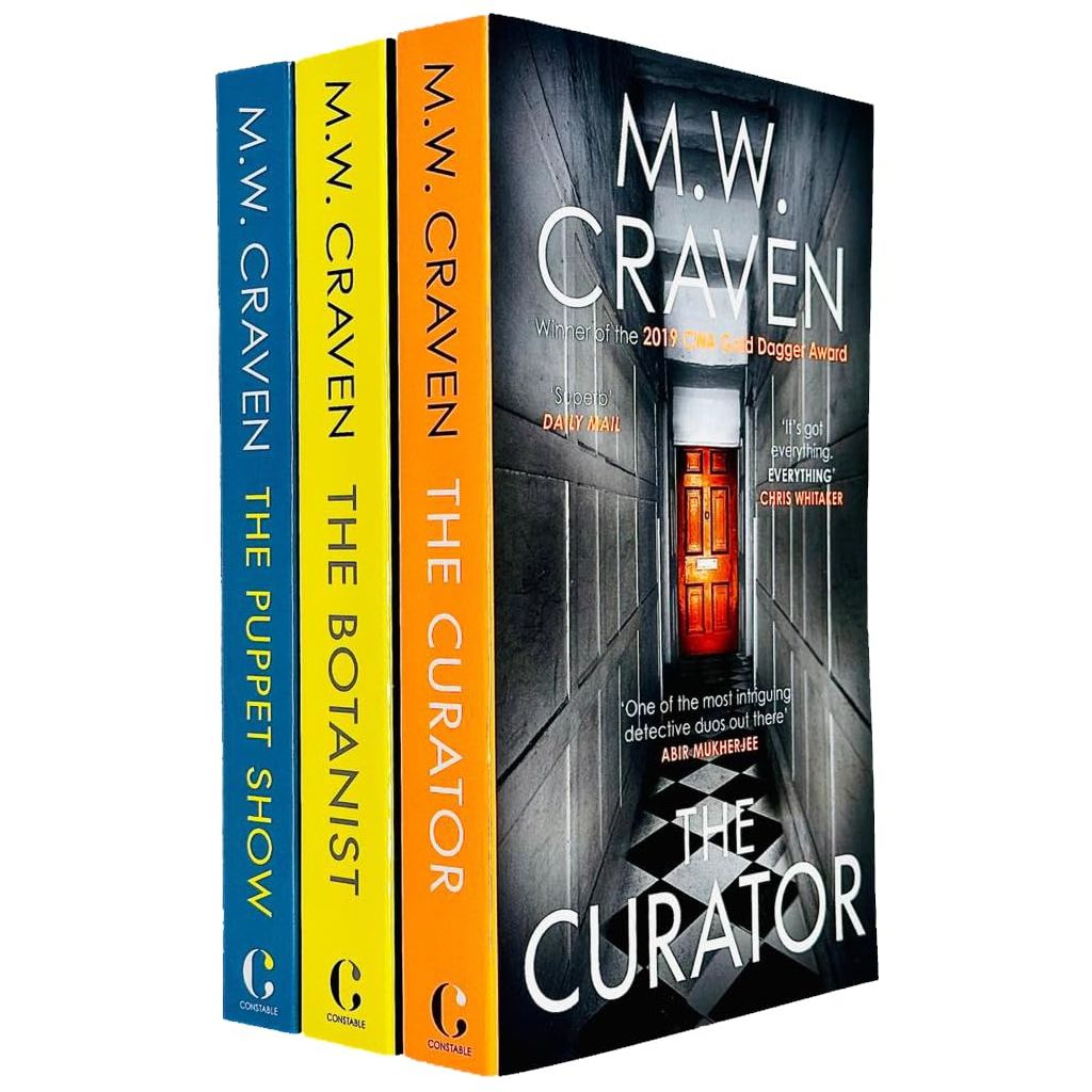 Washington Poe Series Collection 3 Books Set By M. W. Craven (The Cura ...