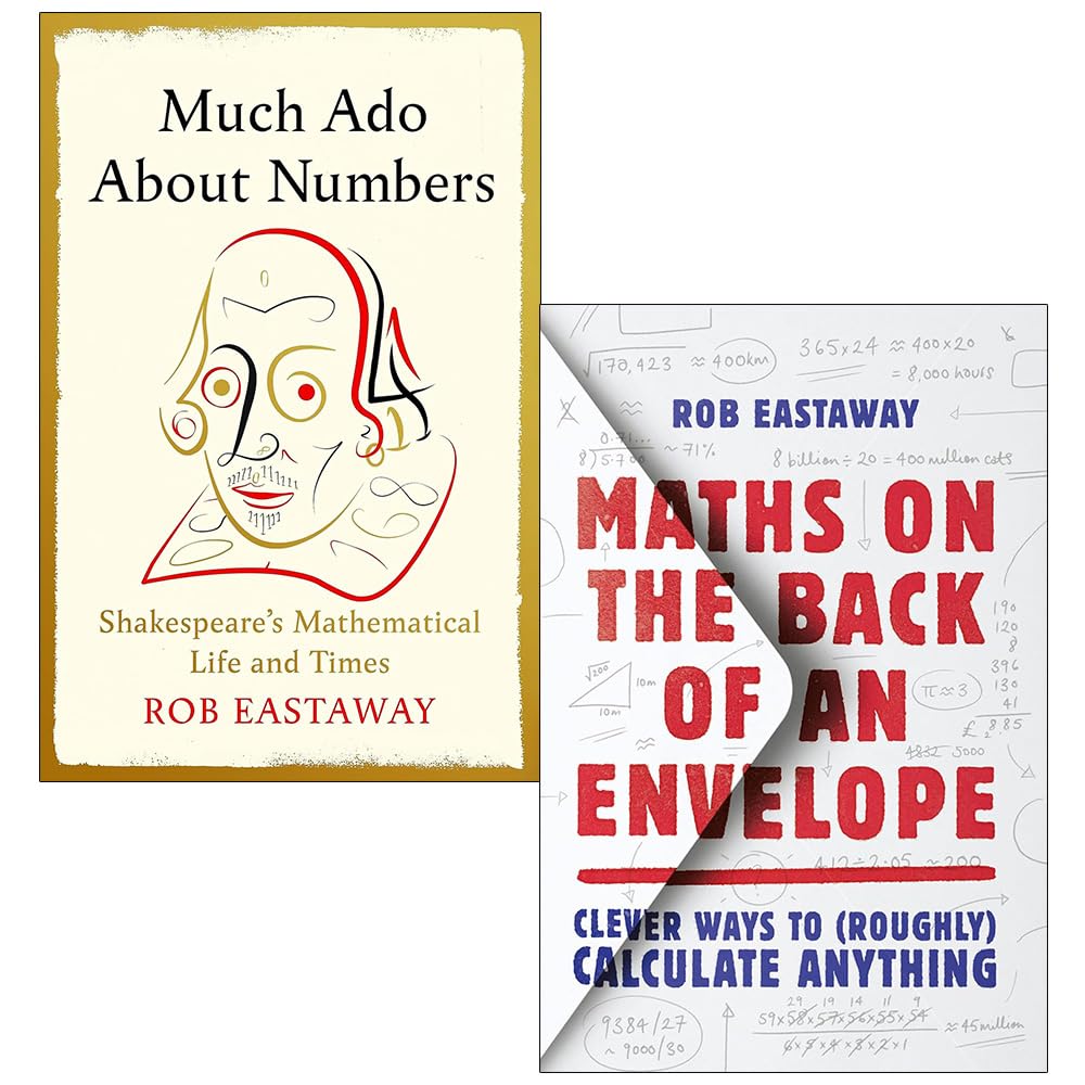 Rob Eastaway Collection 2 Books Set (Much Ado About Numbers & Maths on ...