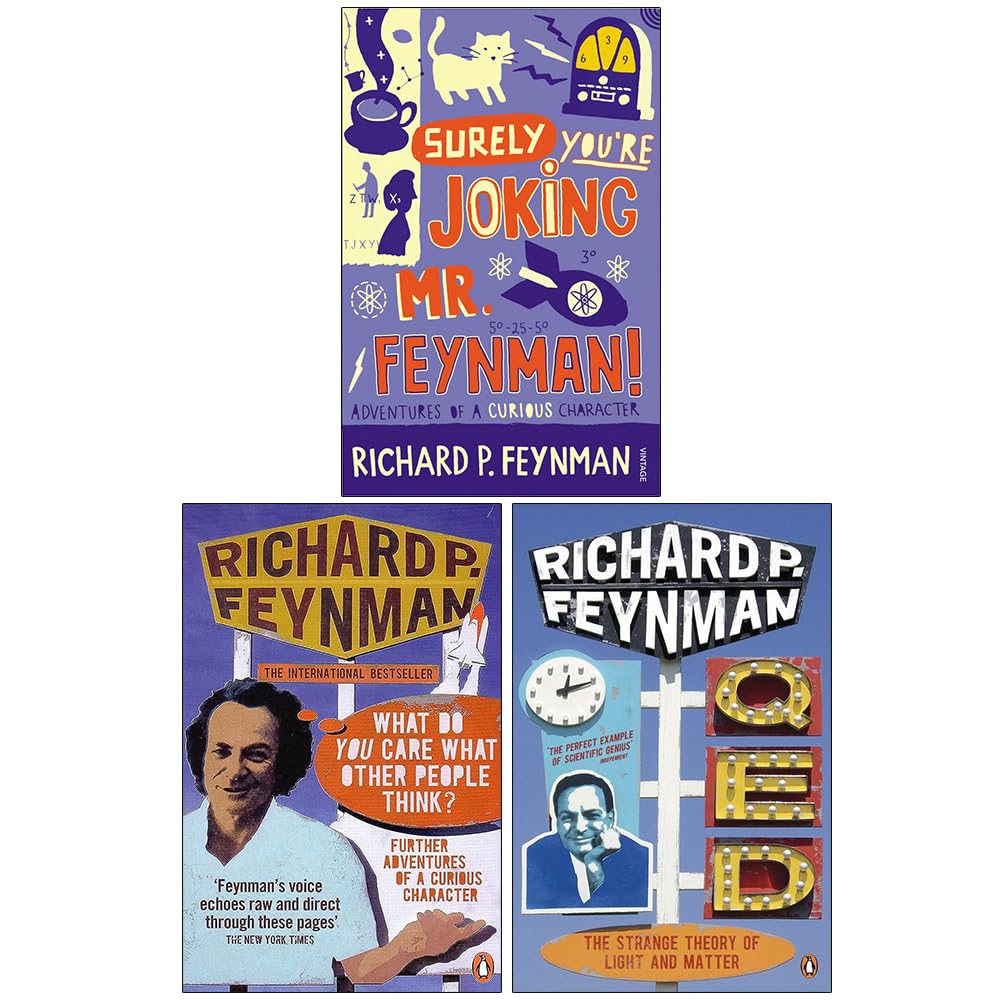Richard P Feynman Collection 3 Books Set | The Book Bundle