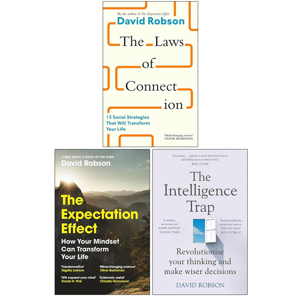David Robson Collection 3 Books Set (The Laws of Connection, The ...