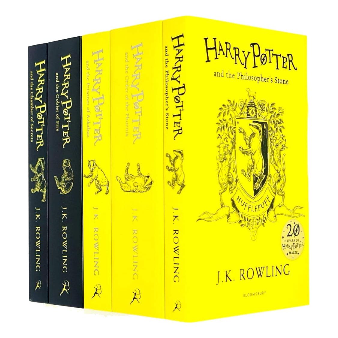 Harry Potter House Hufflepuff Edition Series 6-10: 5 Books Collection ...