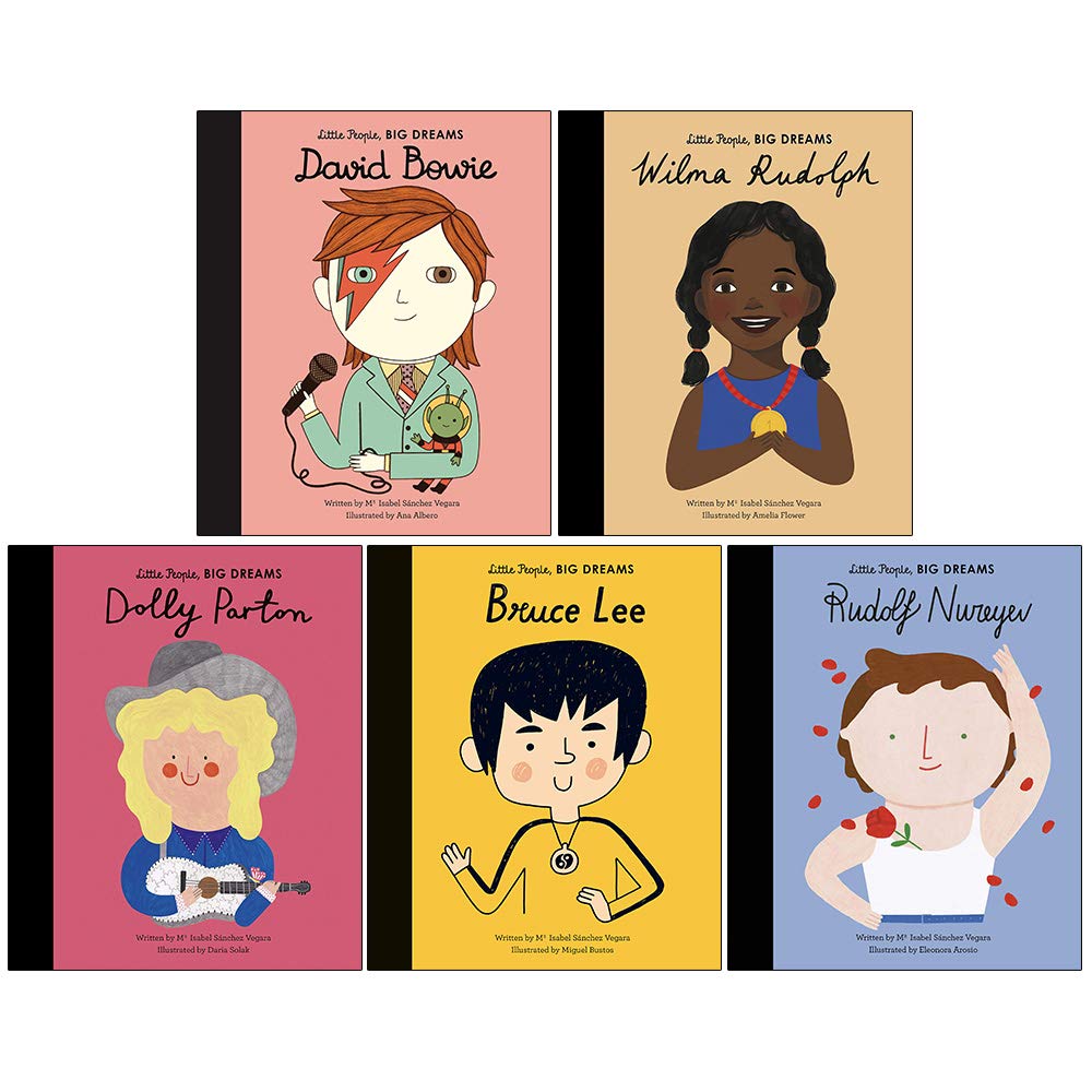 Little People Big Dreams Series 6 Collection Books Set Book 26 To 30 ...