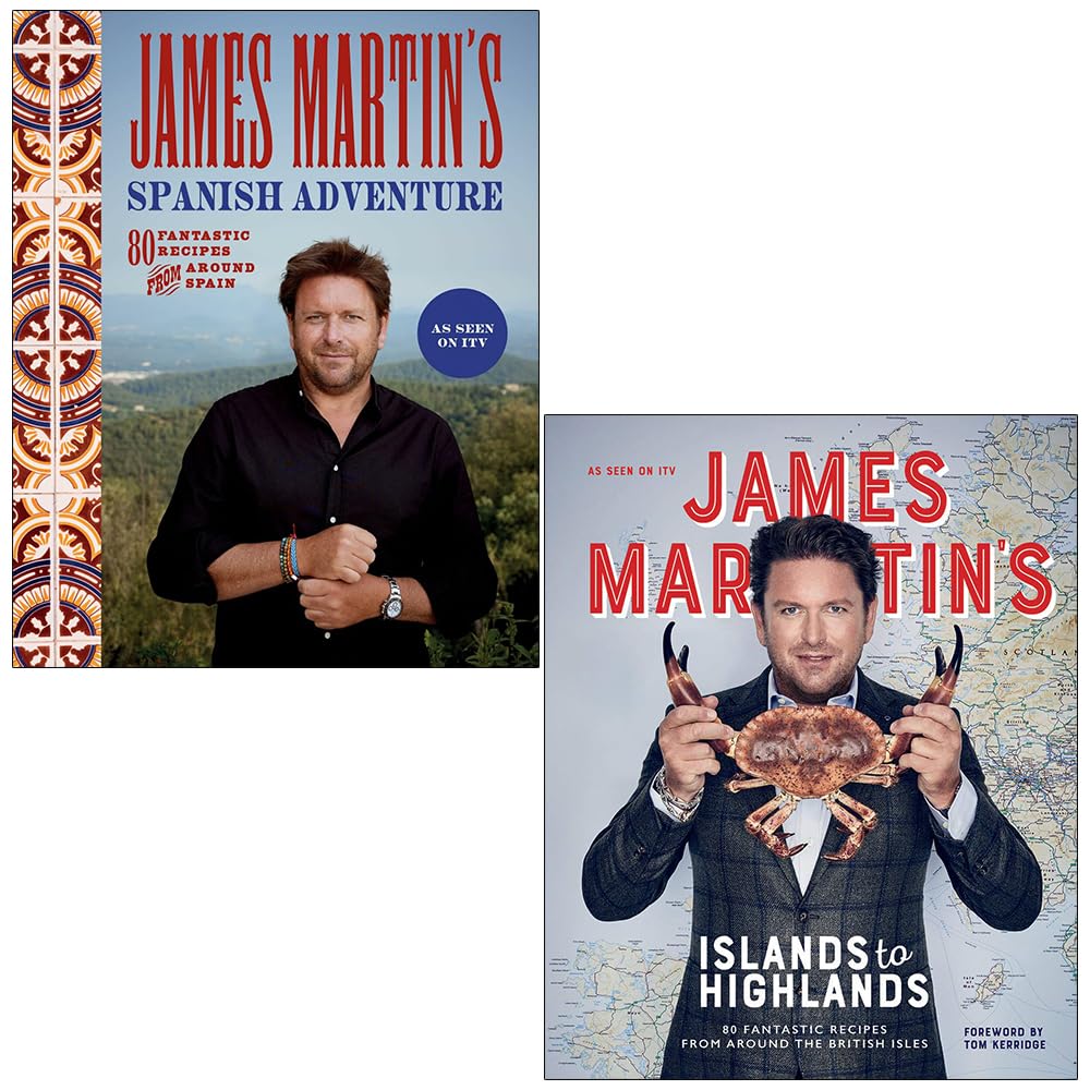 James Martin Collection 2 Books Set (James Martin's Spanish Adventure ...