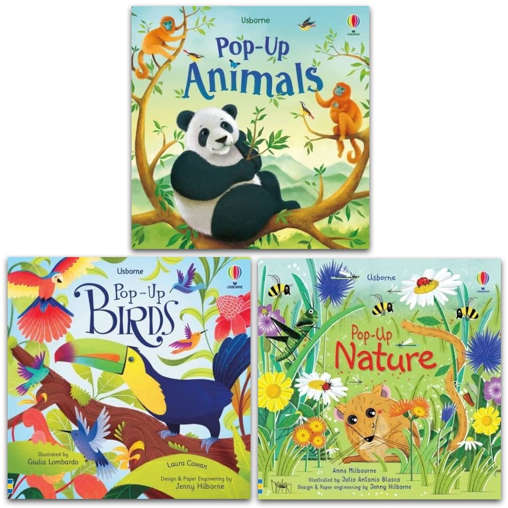 Usborne Pop Up Collection 3 books Set By Fiona Watt SERIES 2 (Pop-Up ...