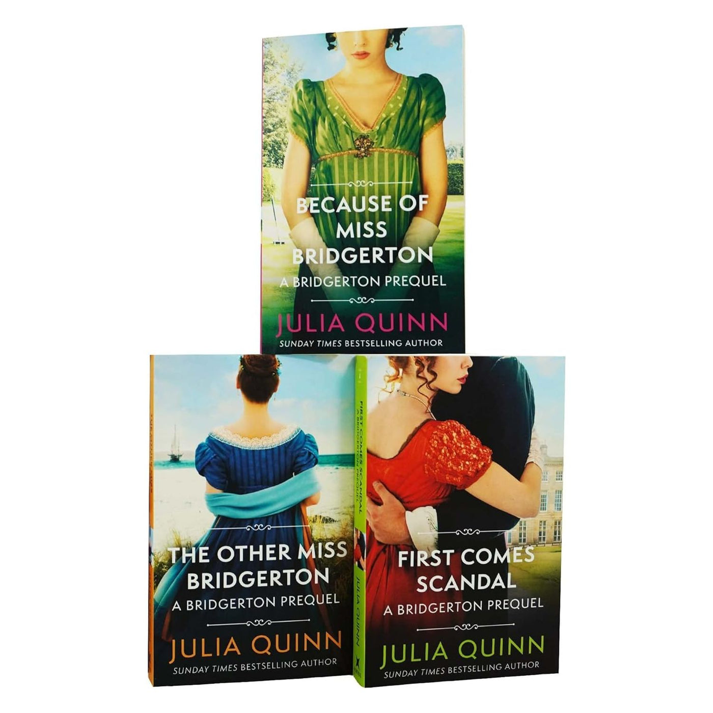 Julia Quinn A Bridgerton Prequel Series 3 Books Set (Because of Miss ...