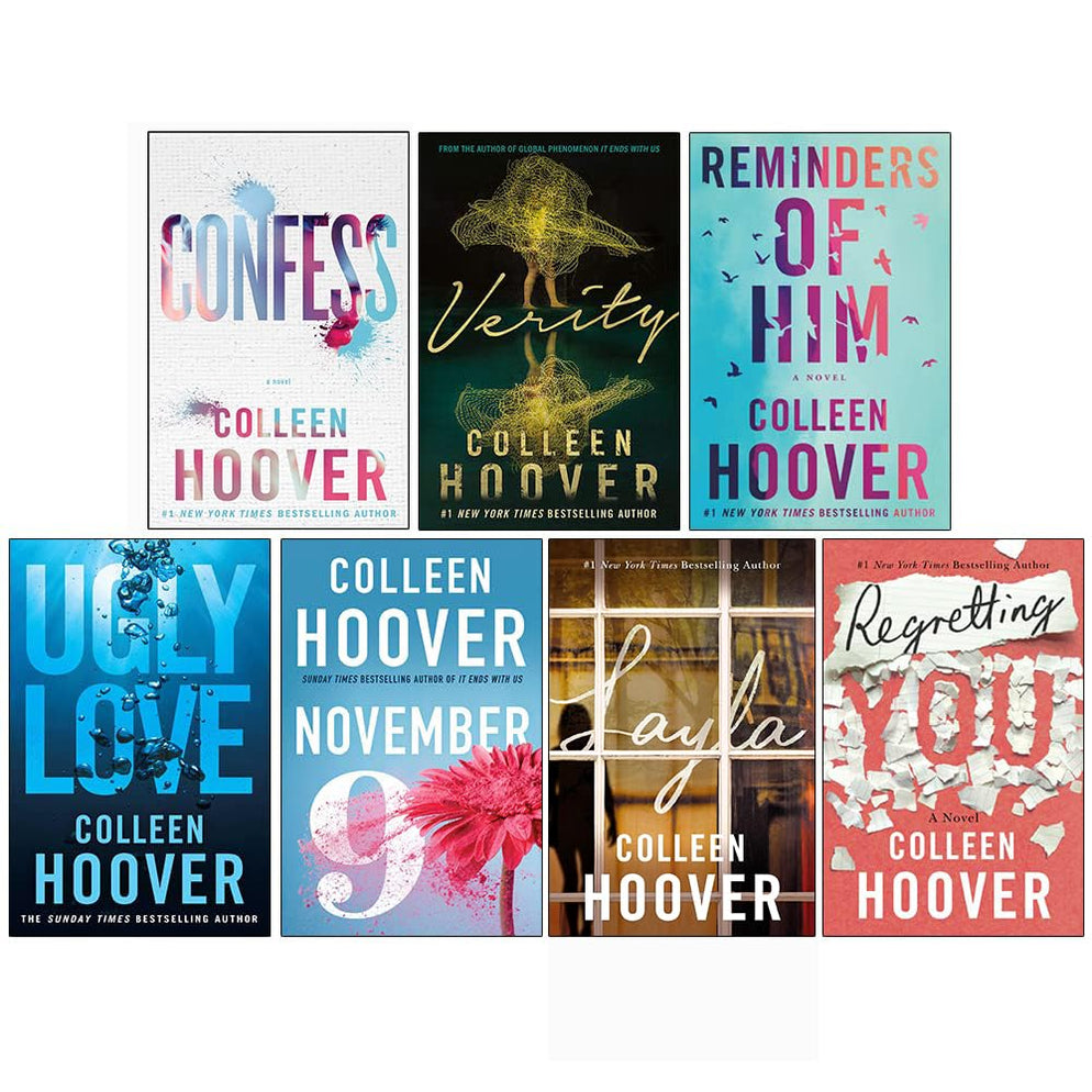 Colleen Hoover Collection 7 Books Set (Confess, Verity, Reminders of ...