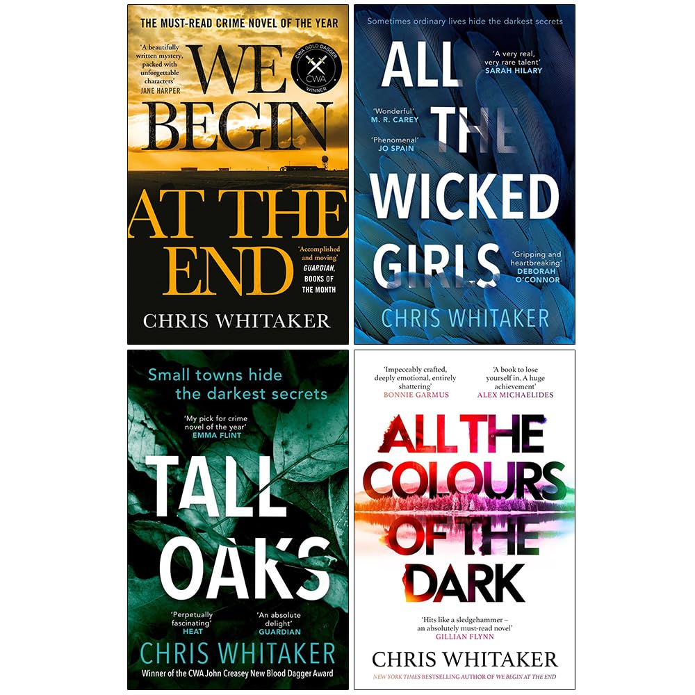 Chris Whitaker Collection 4 Books Set (We Begin At The End, Tall Oaks ...