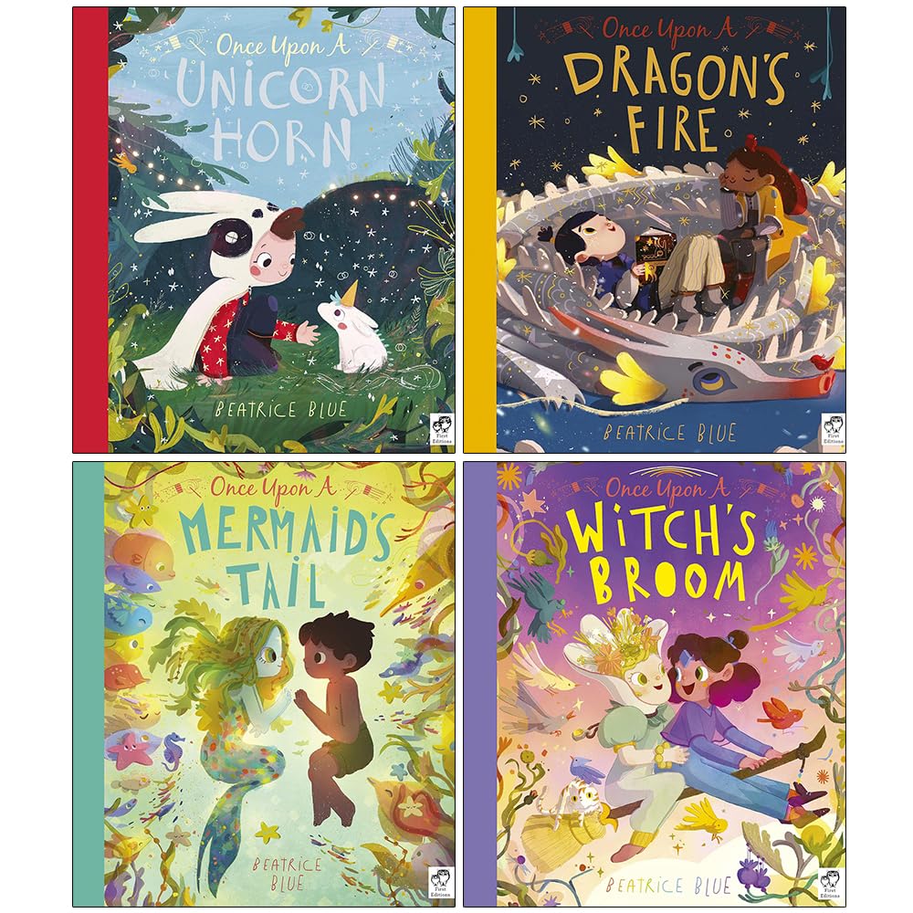 Beatrice Blue Once Upon Series Collection 4 Books Set (Once Upon a Uni ...