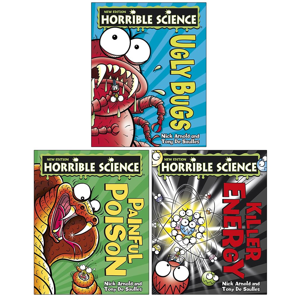 Horrible Science Collection 3 Books Set By Nick Arnold (Ugly Bugs ...