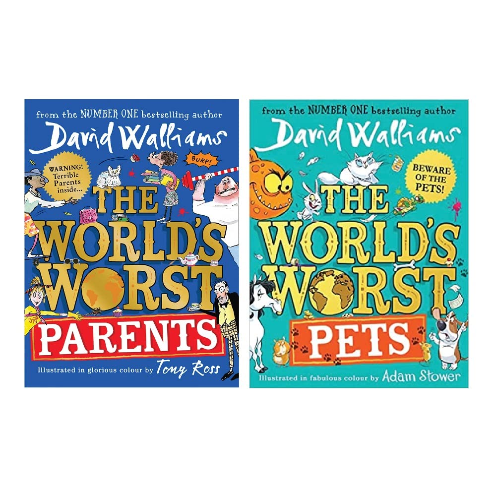 David Walliams World's Worst Series 2 Book Set Collection (World's ...