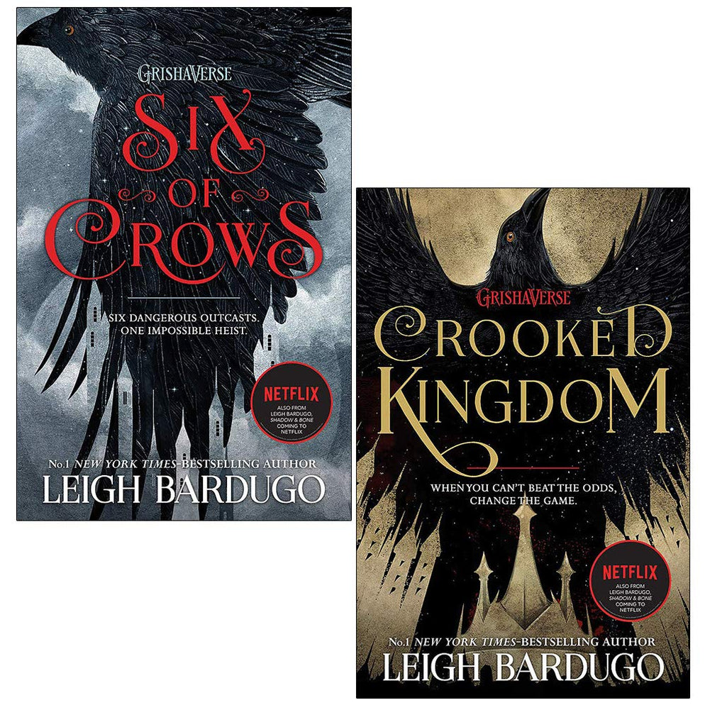 Six of Crows Series Collection 2 Books Set by Leigh Bardugo Crooked Ki