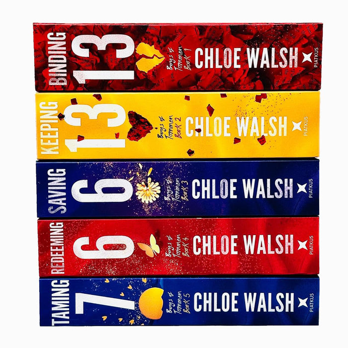 Boys of Tommen Series 5 Books Collection Set By Chloe Walsh (Binding 13, Keeping 13, Saving 6 ...